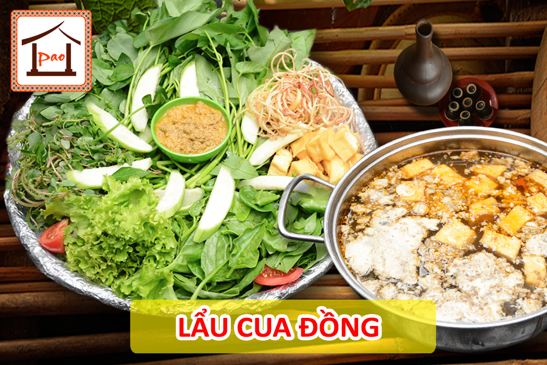 Lẩu cua đồng Pao - Pao Quán